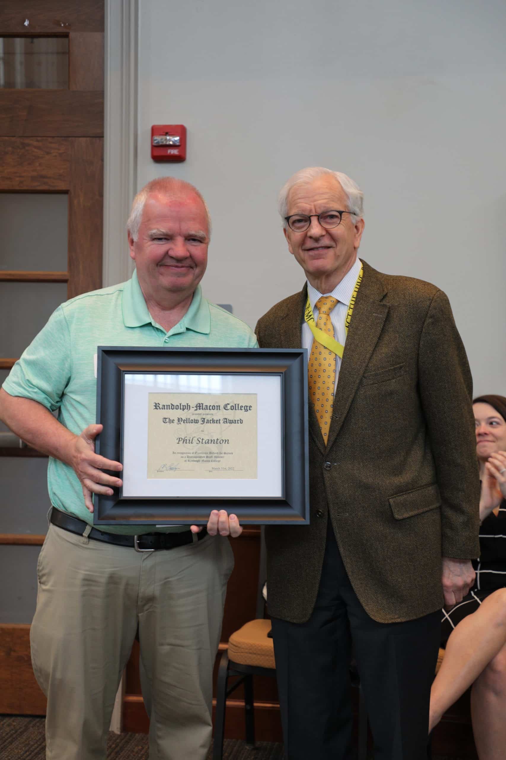 Spring Yellow Jacket Awards Recognize Staff Excellence - Randolph-Macon ...
