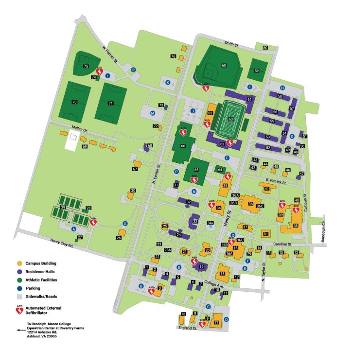 Campus Map - Randolph-Macon College