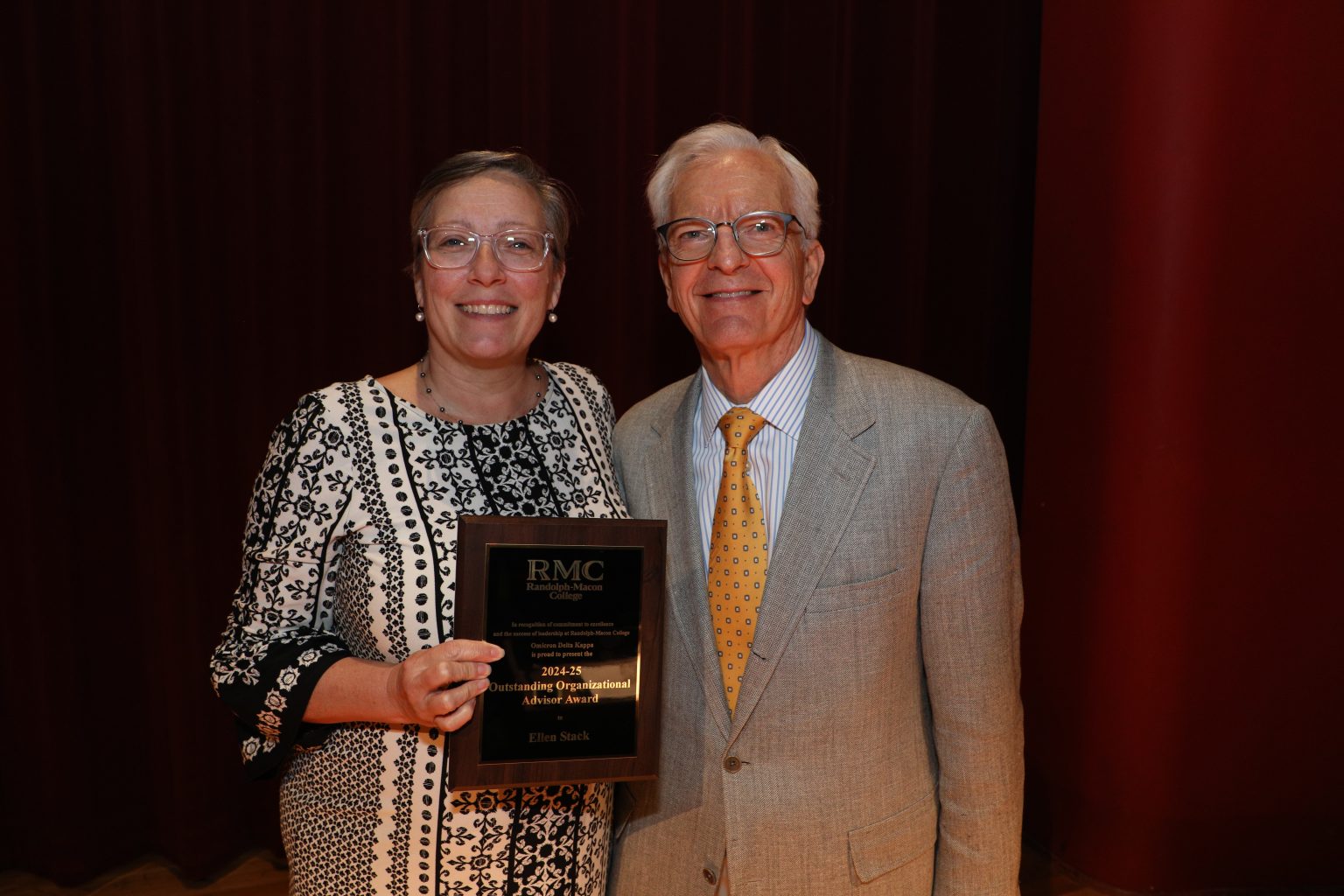 Students Honored at ODK Leadership Awards Ceremony - Randolph-Macon College